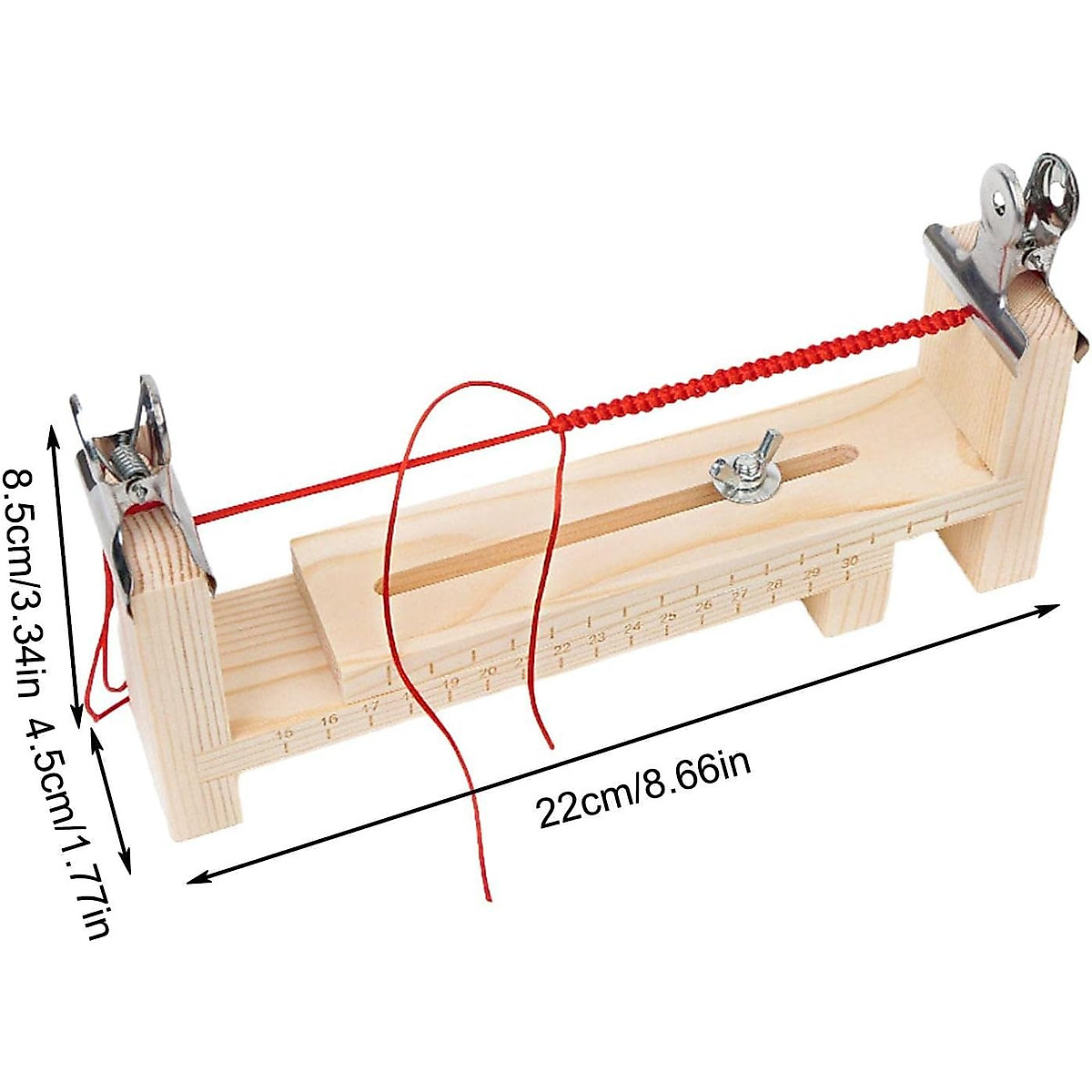 Paracord Jig Bracelet Maker | Wooden Jig Bracelet Maker with Bracelet Maker Knotters Tool Kit,Jig Bracelet Braiding and Weaving DIY Craft Tool Kit Braiding Tool for DIY Craft Bracelets Weaving