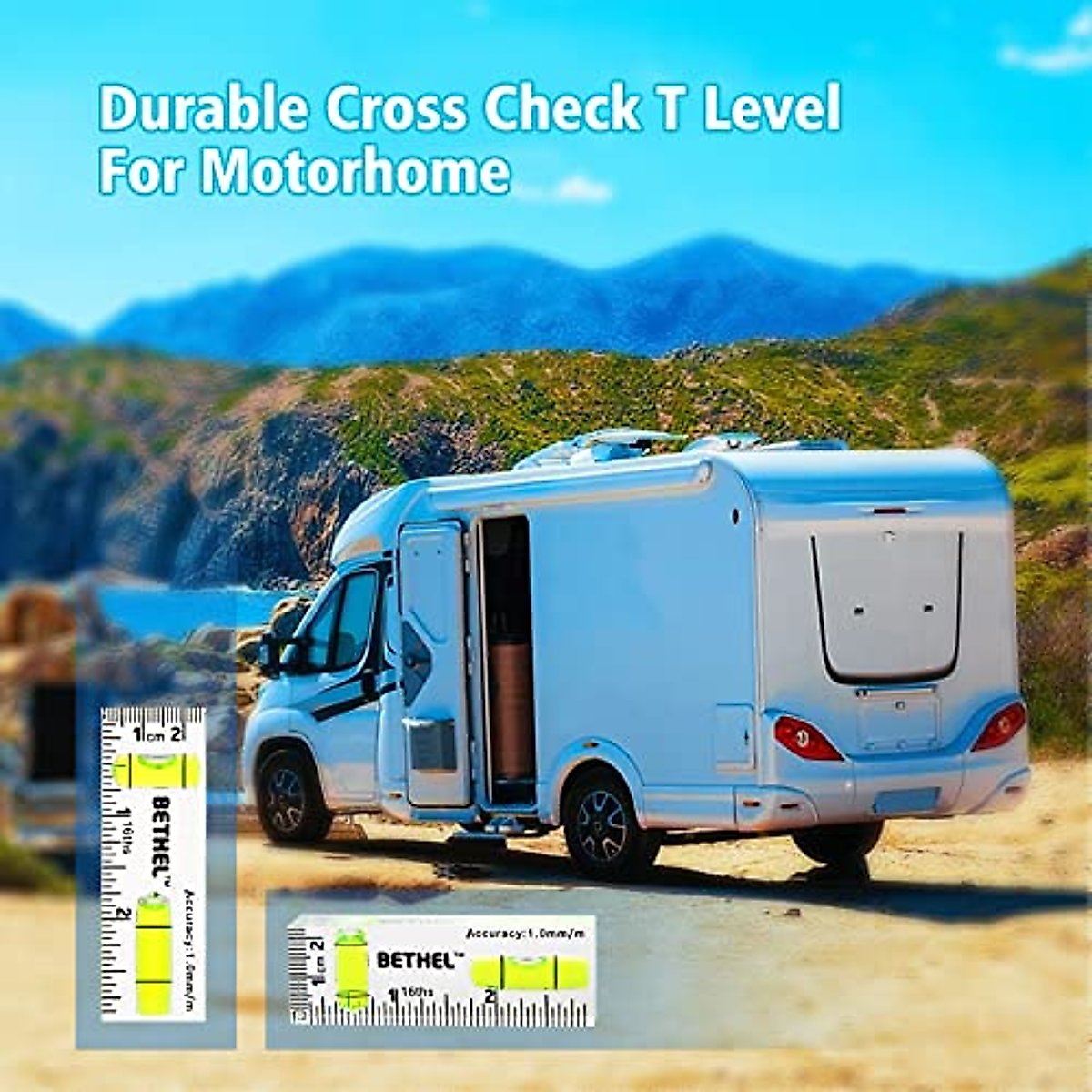 T-Type Level Mini Bubble Level Two directions Spirit Level Shatterproof Cross Check Bubble Level Picture Hanging Levels Mark Measuring Instruments Layout Tools (75×25×15(MM))