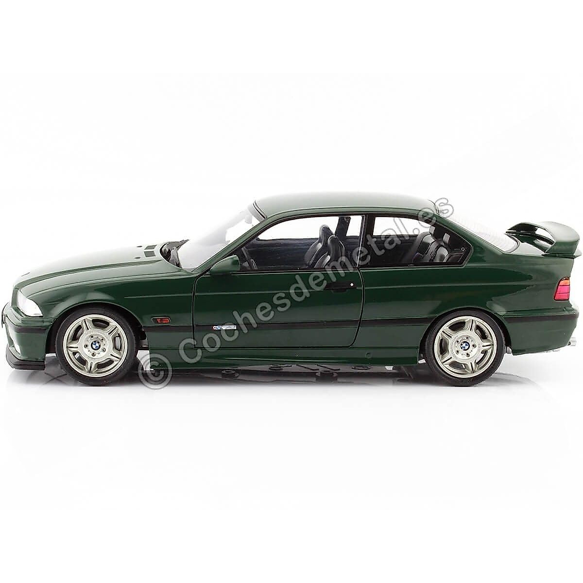 Solido S1803907 1:18 1995 BMW E36 Coupe M3 GT-British Racing Green Porsche Collectible Miniature car