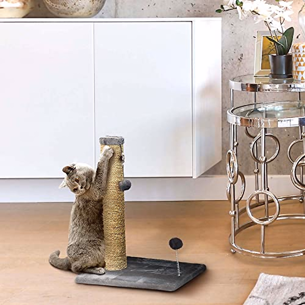 Cat Craft 20" Seagrass Cat Scratching Replacement Post Medium (20") Brown