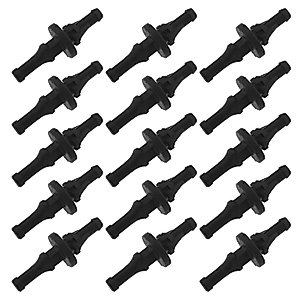 The Lord of the Tools 40Pcs Rubber Screw Pin Replacement PC Case Fan Mounting Pin Soft Rubber Anti Noise Reducing Vibration Screws 29x10.5mm Black