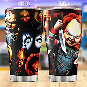 Tumbler Chucky Travel Stainless 20 30 Oz Hot Insulated Coffee Iced Steel Tea Office