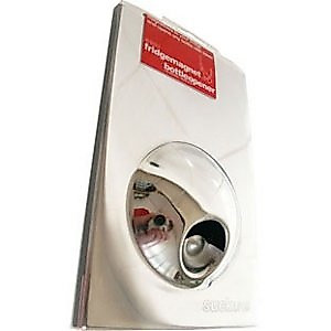 SUCK UK Bottle Opener Fridge Magnet - Chrome