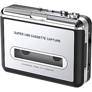 Walkman Cassette Player,Retro Cassettes Tape to MP3 CD Converter, Portable USB Casete Capture Stereo Audio Music Player Compatible with Laptop/PC Computer,Convert Cassette to Digital