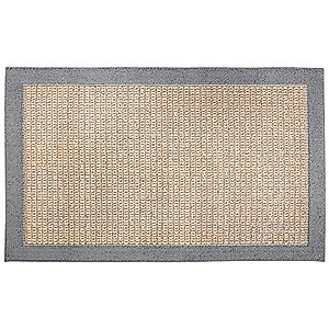 Elle Décor Metropolitan Border Accent Rug, 26"x45", Gray
