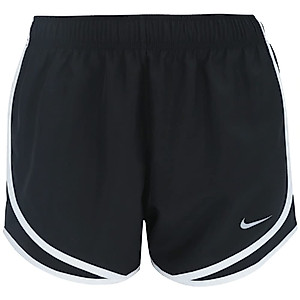 Nike Women's Dry Tempo Short, Black/White/Wolf Grey, X-Small