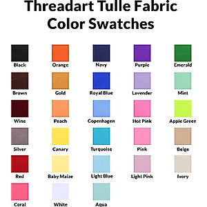 Threadart Premium Soft Tulle Mega Roll - 6 x 100 Yards (300ft) Fabric - for Wedding, Parties, Costumes, and Decoration - Royal Blue