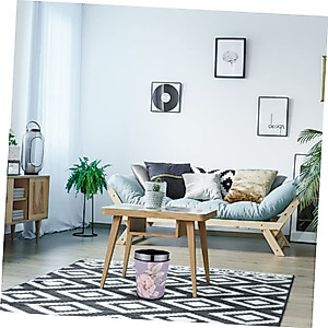 Garbage Can Bathroom Wastebasket Decorative Waste Bucket Home Trash Bucket Garbage Bucket Trash Can Bedroom Retro Style Waste Container Bedroom Trash Can Office Trash Can Trash Bin
