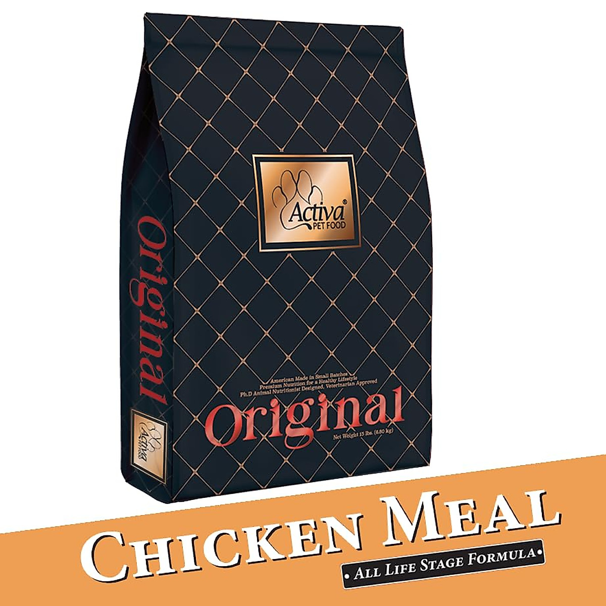 Activa Original Custom Dog Food (Chicken, 15lb)