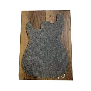 Exotic Wood Zone | American Black Walnut Electric/Bass Guitar Luither Wood Body Blank | 21" x 14" x 2" -2 pcs