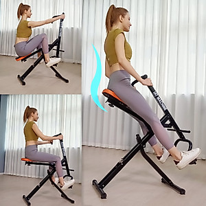 Rowing Squat Exercise Machine Full Body Exercise Aerobic Fitness Strength Equipment core Auxiliary Trainer Gym Home & Total Crunch