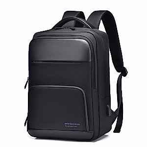 Kamlui Laptop Backpack for Men Black with Laptop Compartment Computer Case Laptop Bag