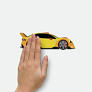 RoomMates SPD0004SCS New Speed Limit - Trucks Peel and Stick Wall Decals, Multicolor 10"x18"