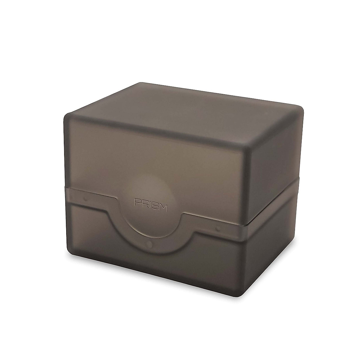 BCW Spectrum Prism Deck Case - Umbrella Black - 1 ct | Secure Snap Closure Card Deck Case | Fits 100 Double-Sleeved Cards | Trading Card Deck Storage Ideal for Magic the Gathering, Pokemon, and More