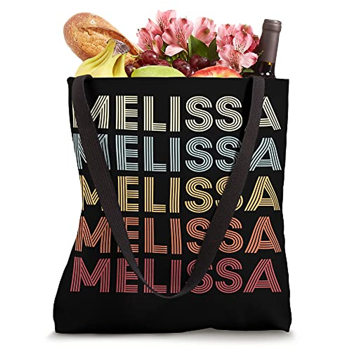 Melissa Texas Melissa TX Retro Vintage Text Tote Bag