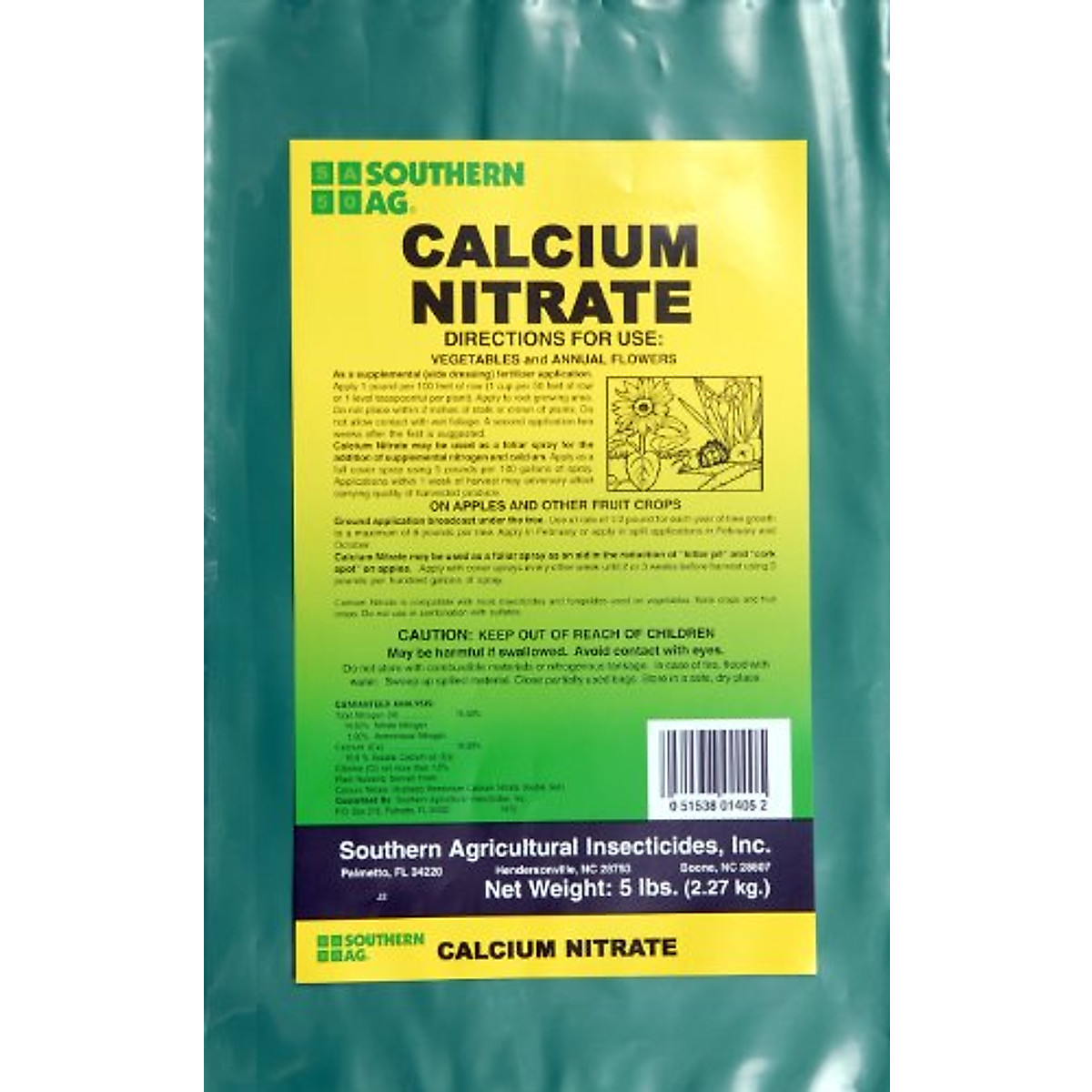Southern Ag Calcium Nitrate - 5 Pound Bag