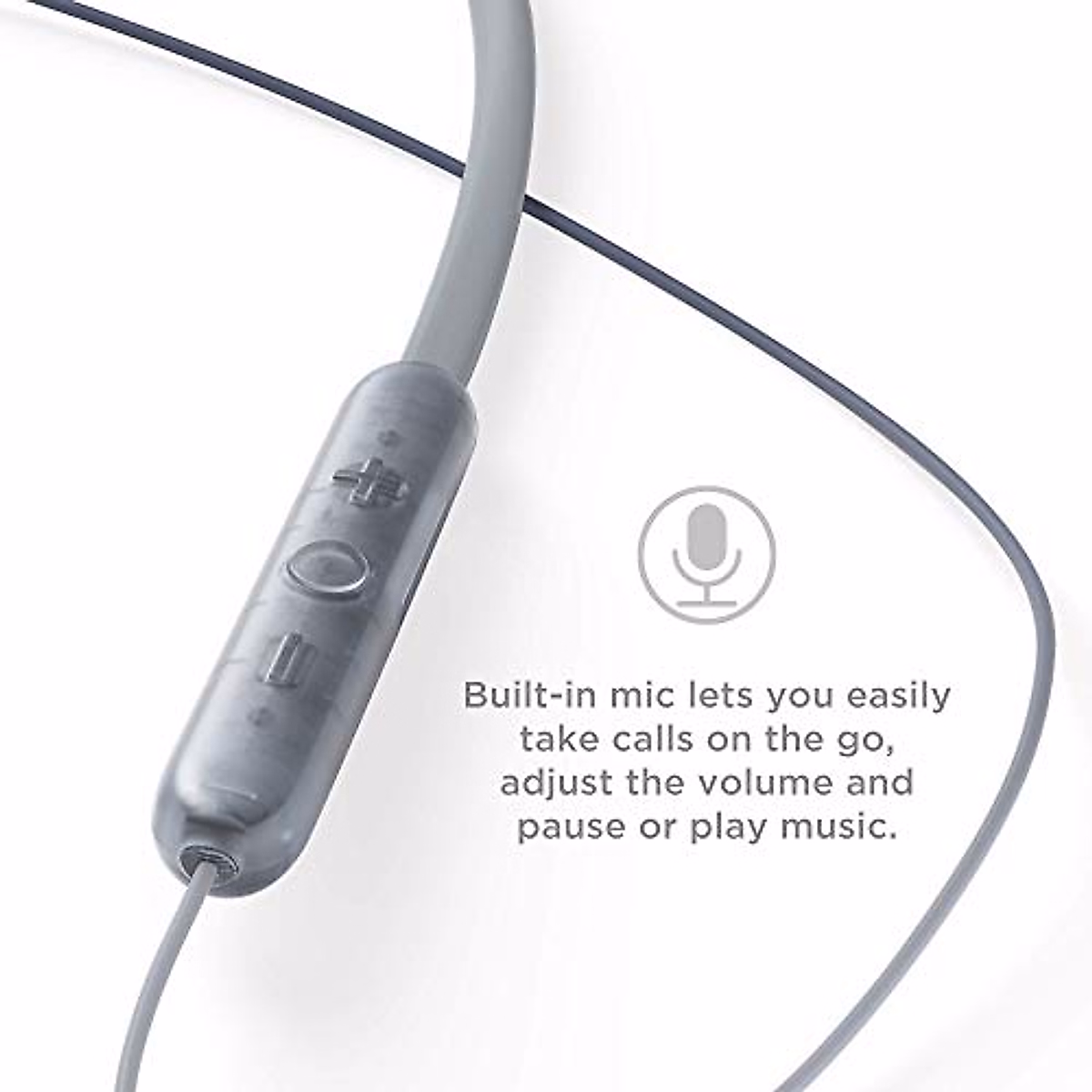 TCL SOCL300BT Wireless Bluetooth in-Ear Earbud Headphones with Noise Isolation and Extra-Long 17hr Playback Battery, Built-in Mic - Phantom Black