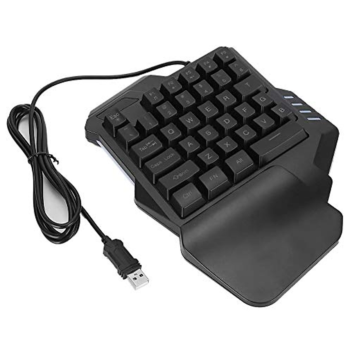 High and Low Key Layout Mechanical Keyboard, Gaming Keyboard, Single LED Light for Office Home