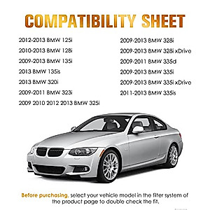 Passenger Right Side Heated Mirror Glass for BMW 125i 128i 135i 135is 320i 323i 325i 328i 335d 335i xDrive 335is 2009 2010 2011 2012 2013 Replacement 51167252894