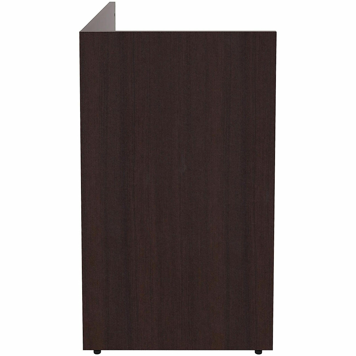 Lorell LLR18309 42 in. Laminate Contemporary Reception Desk Espresso