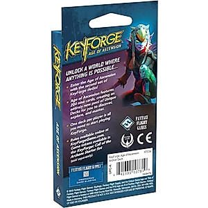Fantasy Flight Games KeyForge Age of Ascension 1 - Pack Archon Deck Display | Fast-Paced Card Game | Strategy Game for Adults and Teens | Ages 14+ | 2 Players | Average Playtime 45 Minutes | Made