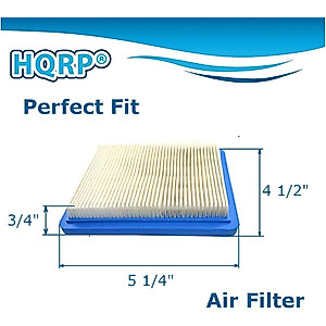 HQRP 2-pack Filter Cartridge w/Pre-filter compatible with John Deere 14PS 14PZ 14SS 14SZ JA60 JA62 JA65 JM36 JS20 JS25 JS26 JS28 JS30 JS35 JS38 JS36 JS60 JS61 JS63 Walk Behind Mower Engine