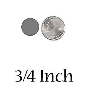 Playfully Ever After Red Stiff Felt Circle (3/4 inch - 150pc)