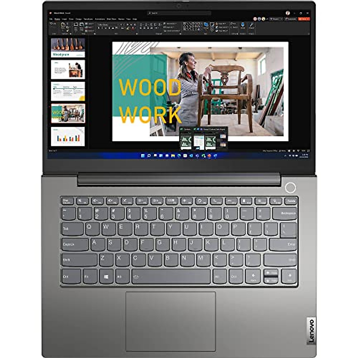 Lenovo Latest ThinkBook 14 Gen 4, 12th Gen Intel i7-1255U, 14.0" FHD (1920 x 1080) IPS, Anti-Glare, Touchscreen, 512GB SSD, 16GB DDR4 RAM, Thunderbolt 4, Warranty, Win 11 Pro - Mineral Grey