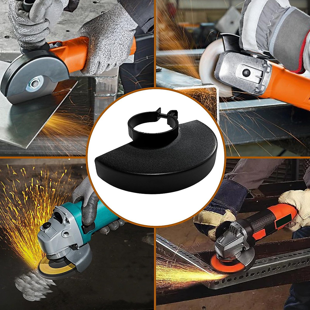 4-1/2 inch Grinder Guard Replacement for Makita 9557PB 9557NB GA4530 GA4534 9564P 9554NB BGA452 DGA452 DGA452RFE GA4534 BGA450 Angle Grinders, Part No. 122886-3, 135103-2