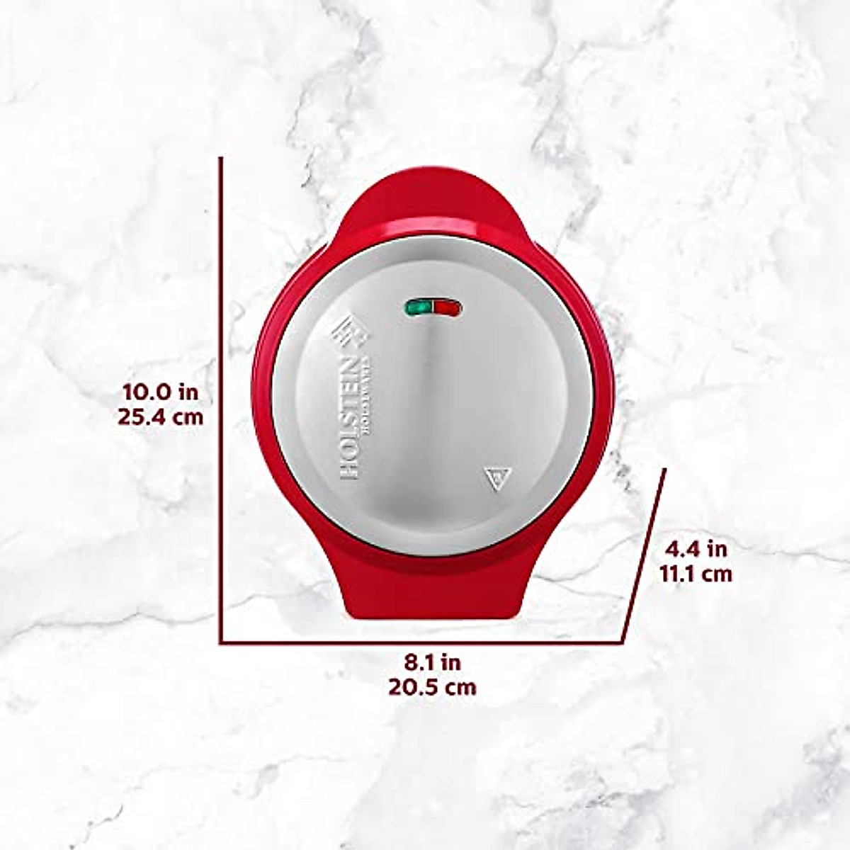 Holstein Housewares Cake Pop Maker, Red - Makes 12 Cake Pops, Non-Stick Coating, Perfect for Birthday and Holiday Parties