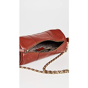 MANU Atelier Women's Cylinder Shoulder Bag, Redbole, One Size