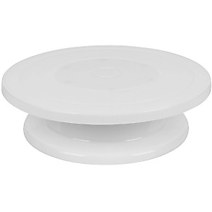 11 Inch Rotating Cake Stand/Turntable with 2 Icing Spatula and 3 Icing Smoother, Revolving Cake Stand Decorating Supplies/Baking Supplies/Baking Kit