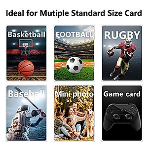 1200 Count Card Sleeves, Clear Baseball Card Sleeve for Standard Cards, Sturdy Trading Cards Sleeves Fit for MTG, Football Card, Sports Cards, Game Cards