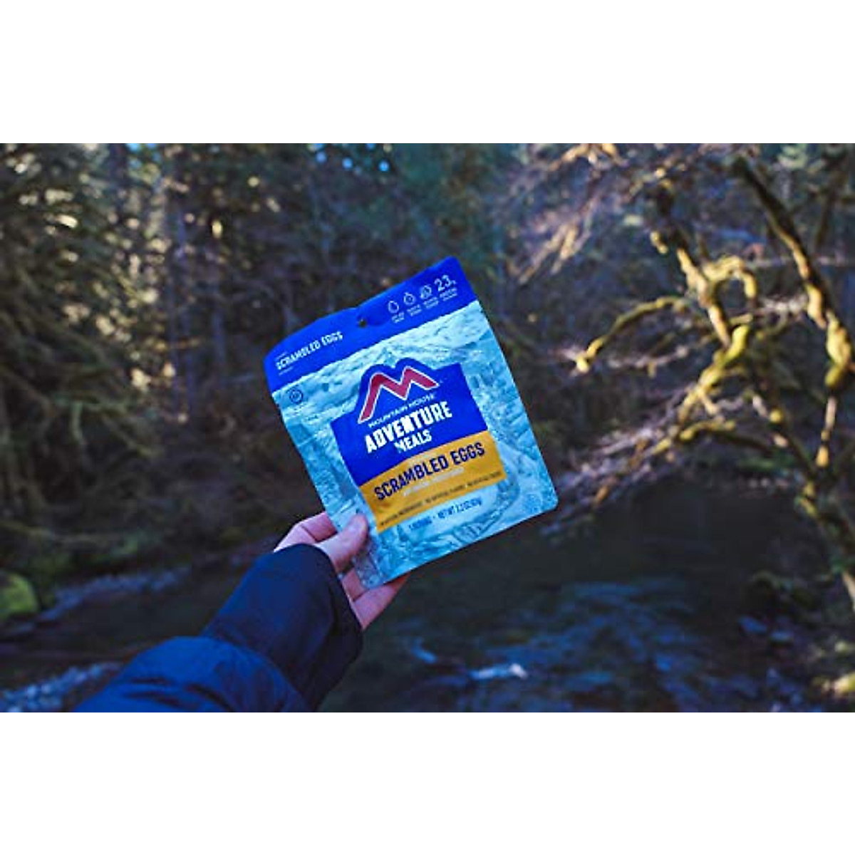 Mountain House Scrambled Eggs with Bacon | Freeze Dried Backpacking & Camping Food | Single Serving | Gluten-Free