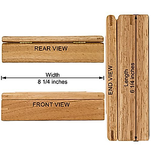 MarqArt Wood Art Celtic Box - Handmade USA - Unmatched Quality - Unique, No Two are the Same - Original Work of Wood Art. A Celtic Gift, Ring, Trinket or Wood Jewelry Box (#2852 Celtic Knot 6x8x2)