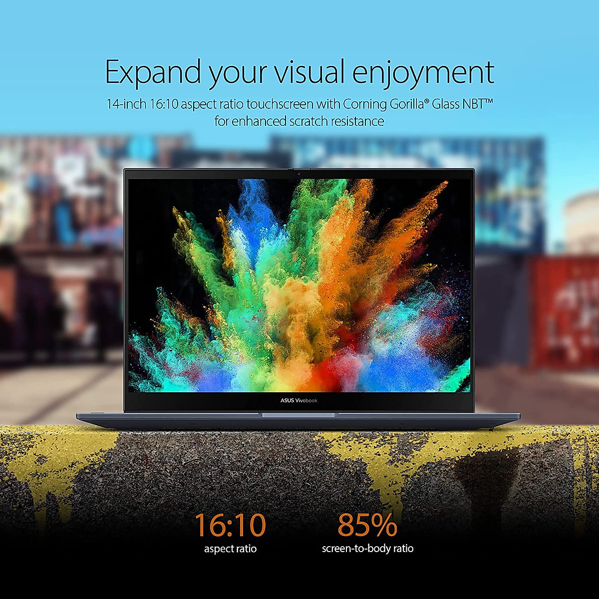 ASUS Vivobook S 14 Flip Foldable Business Laptop 2023 Newest, 14 Inch FHD+ Touchscreen, AMD Ryzen 5 5600H Up to 4.2GHz, 16GB RAM 1TB SSD, Numberpad, Fingerprint, Win11, Blue +GM Accessories