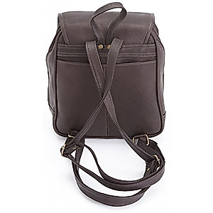 Royce Leather Luxury Tablet Ipad Travel Backpack Handcrafted in Colombian Leather, Brown, One Size