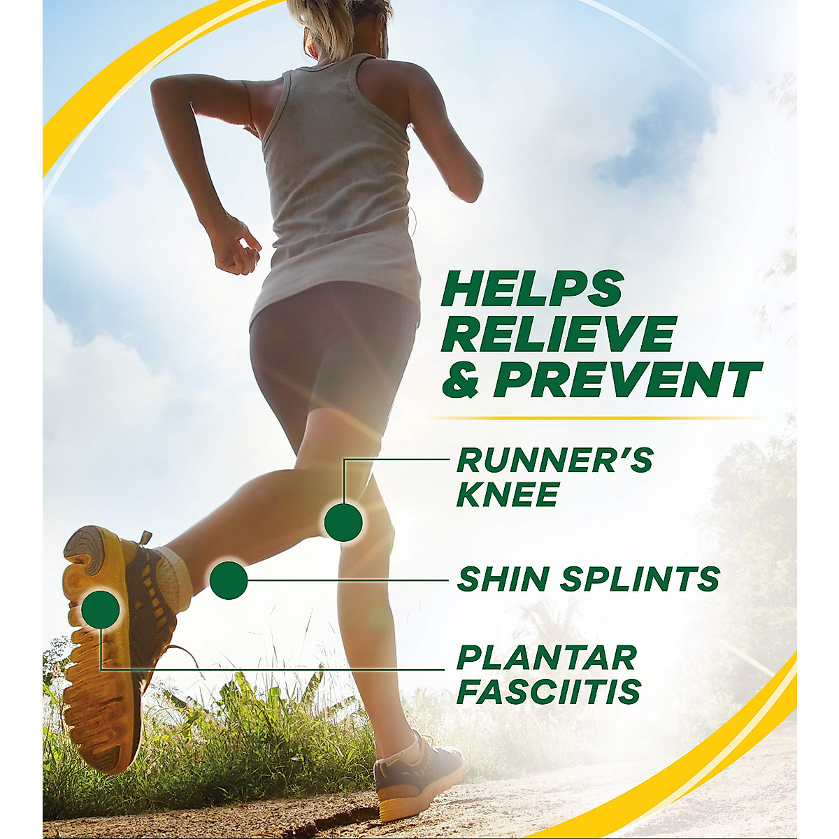 Dr. Scholl's Performance Sized to Fit Running Insoles for Men & Women // Help Prevent Plantar Fasciitis, Shin Splints and Runner’s Knee