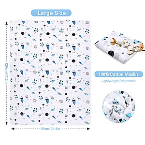 Muslin Car Seat Covers for Babies, Lightweight Infant Carseat Canopy, Breathable Baby Carrier Cover, Newborn Boys Girls Shower Gift, Fit Spring Summer/Hot Days/Warm Weather