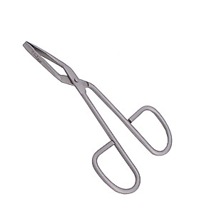 Tweezers - Eyebrow Scissor Handle Tweezer - Straight Tip, German Stainless Steel, Hair Removal, Facial - By The Unique Edge