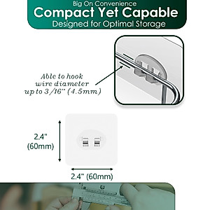Jovware Adhesive for Shower Caddy, Shower Adhesive Strips, Shower Caddy Adhesive Replacement, Shower Self Adhesive Shelf Strong Hook for Bathroom Kitchen Sink Shelves Wall Mount 12 Pack 1 Wire Hook