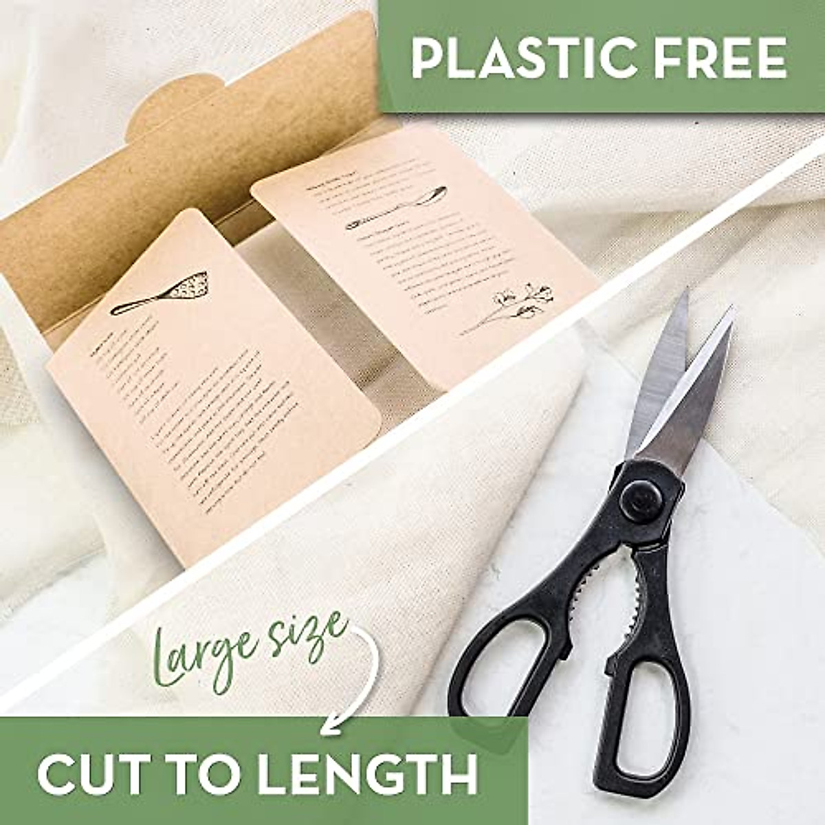 Organic Unbleached Cotton Cheesecloth for Straining, GOTS Certified, Fine Reusable Strainer – Large 18 Sq.ft.