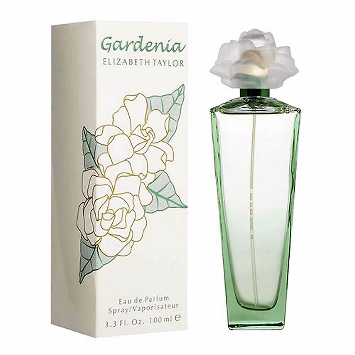 Elizabeth Taylor Gardenia | Eau de Parfum Spray | Fragrance for Women | Floral, Green, and Musky Scent | 100 mL / 3.3 fl oz
