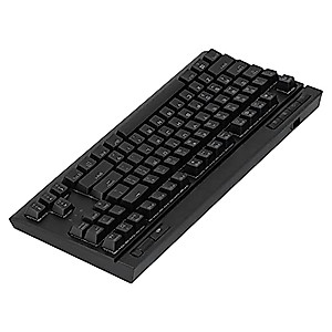 Portable RGB Gaming Mechanical Keyboard,Rainbow LED Backlit Keyboard,Wired Gaming Keyboard,N‑Key Rollover Suspension Keycap,87 Keys RGB Gaming Keyboard for PC Computer Gamer