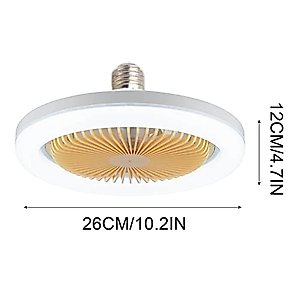 ADUMIX Upgraded Ceiling F𝐚ns with Lights - Low Profile Enclosed Ceiling F𝐚n Bladeless, with Remote Control LED Dimming Multi-Speed Invisible Blades Timing, Home Decor Ceiling F𝐚n