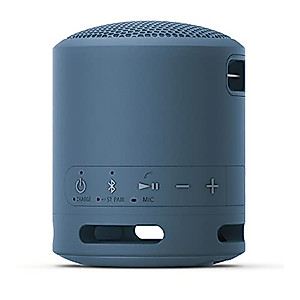 Sony XB13 Extra BASS Portable IP67 Waterproof/Dustproof Wireless Bluetooth Speaker (Light Blue) with Knox Gear Hard Shell Storage and Travel Case (Black) Bundle (2 Items)