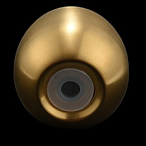 PRIZOM Stainless Steel Cruet Bottles Salt Shaker Cans Shakers Condiment Box Cooking Seasoning BBQ Gold