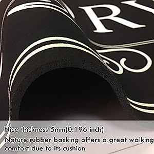 USTIDE Laundry Room Rug Runner Farmhouse Laundry Room Decor Rug Nonskid Kitchen Runner Durable Laundry Floor Mat Waterproof Runner Rug for Kitchen Bathroom Washhouse Entry