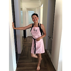 Aprons Mother Daughter Cooking Mommy and Me Matching Aprons Mother's Day Gift Chef Kitchen Adult and Kid Baking (Adult and 3-7 years)