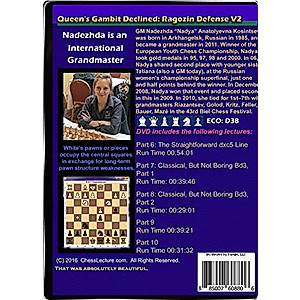 Chess Lecture Queen's Gambit Declined - Ragozin Defense - 2 DVDs Volume 148